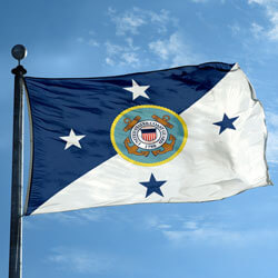 Coast Guard Commandant flag | FlagandBanner.com