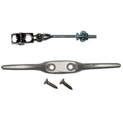 Standard Flagpole Pulley & Cleat Set, 6 in. | FlagandBanner.com