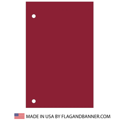 Brick Red Nylon Drape Banner, 2 ft x 8 ft | FlagandBanner.com