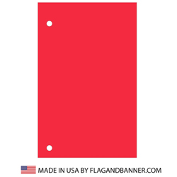 Bright Red Nylon Drape Banner, 2 ft x 5 ft | FlagandBanner.com