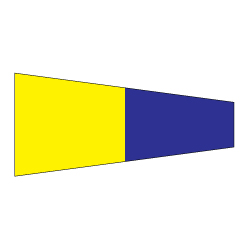 Numeral 5 International Code Signal Decal | FlagandBanner.com