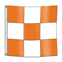 Airfield Vehicle Safety flag | FlagandBanner.com