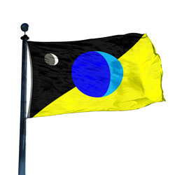 Abstract Earth Flag (3 ft x 5 ft) Nylon | FlagandBanner.com