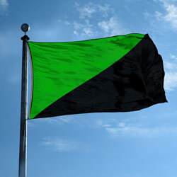 Green Anarchism Flag | FlagandBanner.com