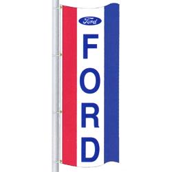 Ford Dealer Single Sided Drape Flag | FlagandBanner.com