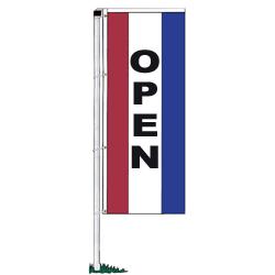 Open Rotator Drape Banners (Single Sided) |FlagandBanner.com