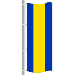 Triple Stripe Drape Flag | FlagandBanner.com