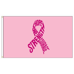 Pink Ribbon Flag | FlagandBanner.com