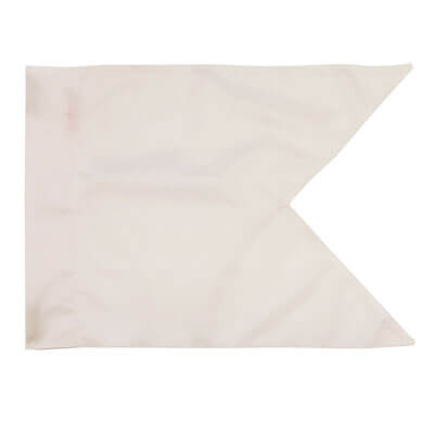 White Standard Guidon (20 in. x 27 in.) | FlagandBanner.com