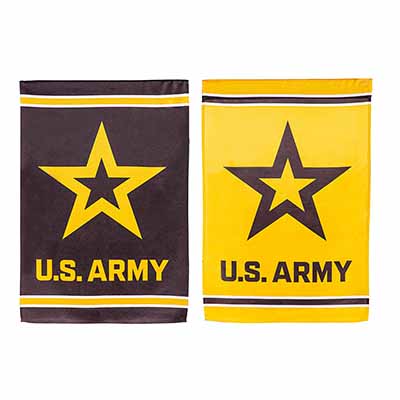 US Army Embossed Suede Garden Banner (13 in. x 18 in.) | FlagandBanner.com