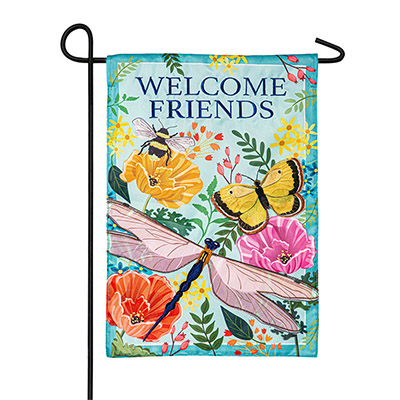 Greenhouse Welcome Applique Garden Banner (13 in. x 18 in ...
