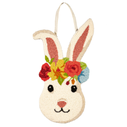 Spring Bunny Hooked Door Decor | FlagandBanner.com