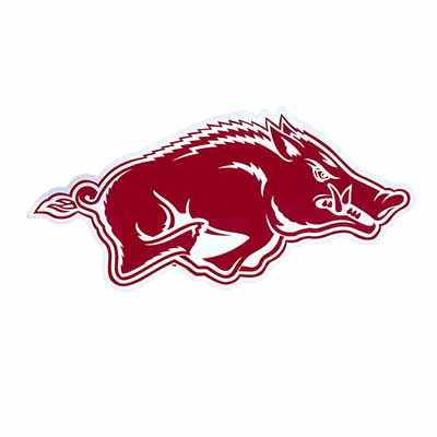 Razorbacks Running Large Magnet | FlagandBanner.com
